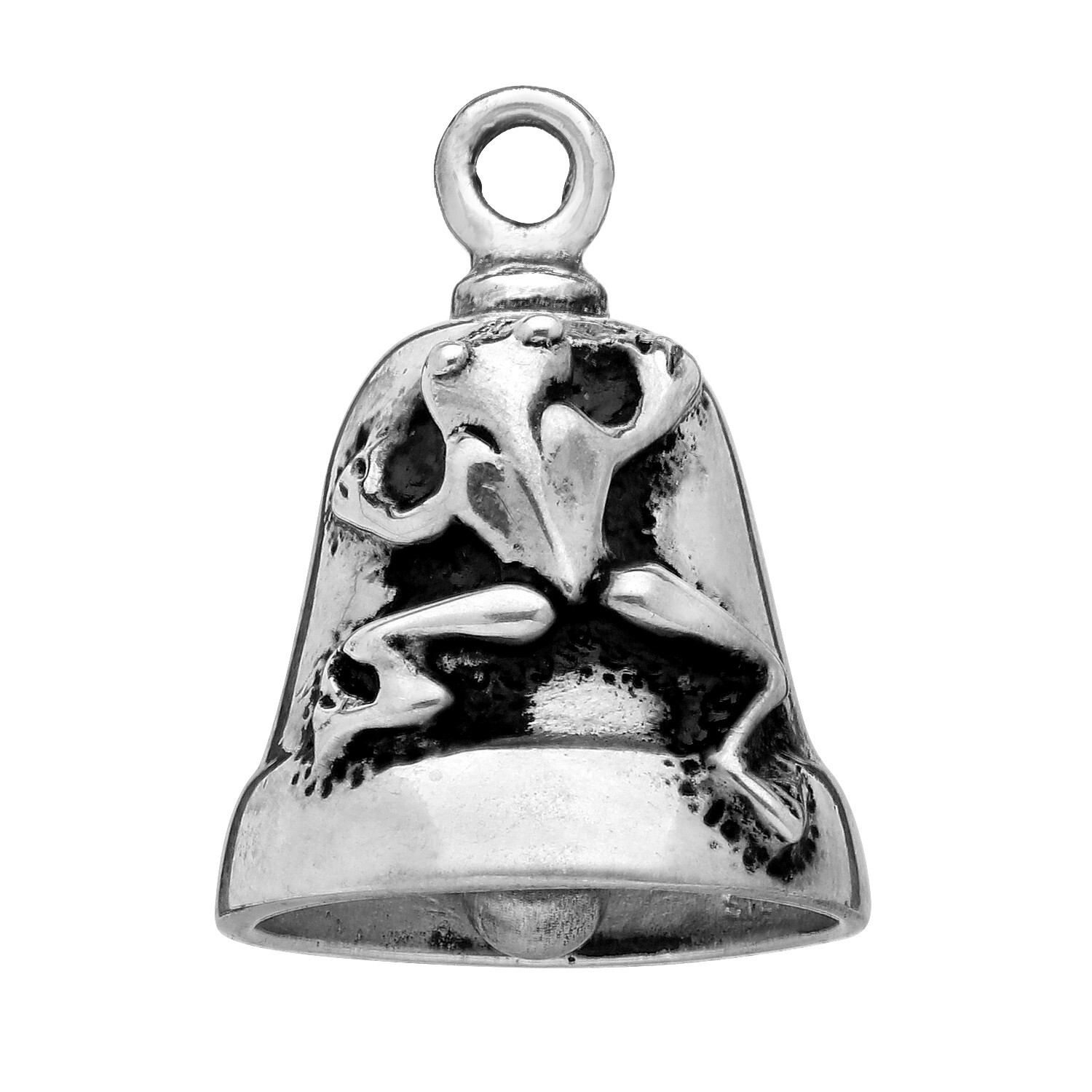 Decorative frog Sterling Silver Motorcycle Ride Bell Gremlin Bell 48 | eBay