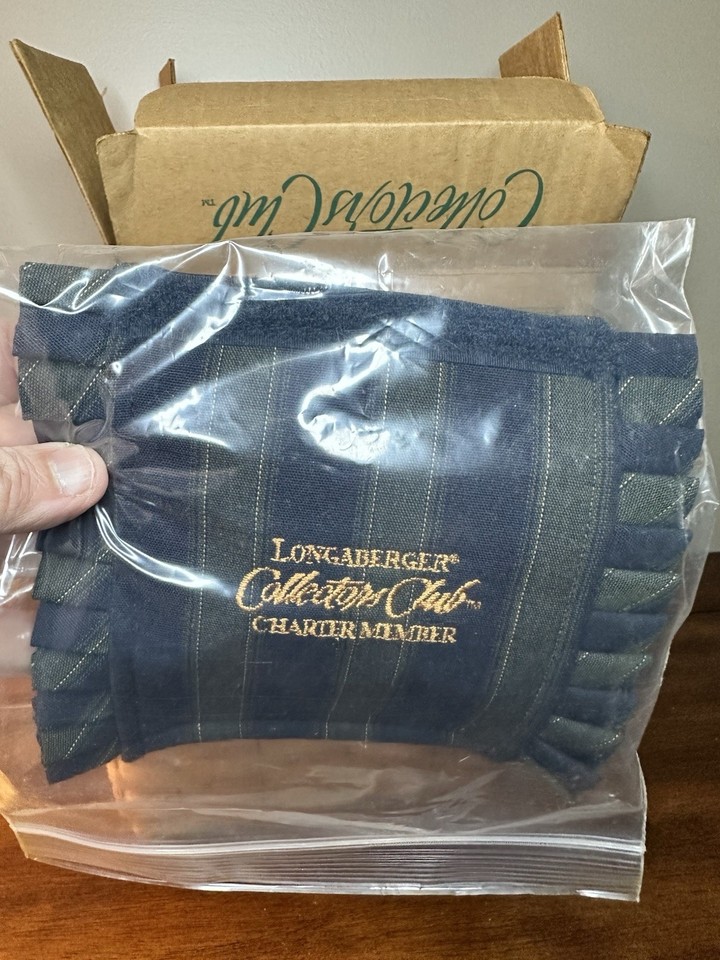 Longaberger Collectors Club Membership Basket 1996 Charter Member NIB w ...