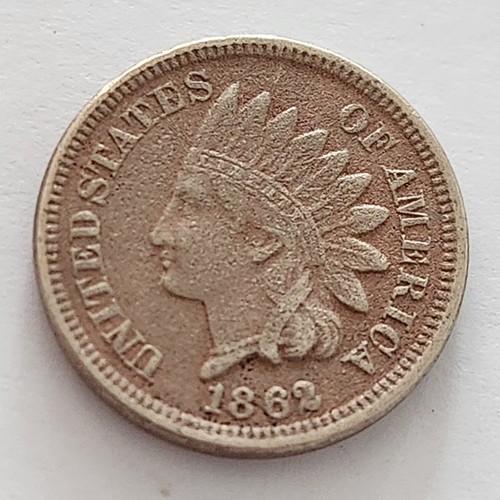 1862 Indian Head Cent Penny VF-XF Details - VERY NICE - Copper-Nickel ...