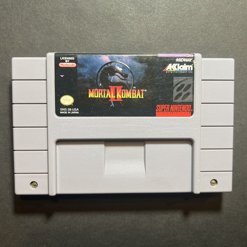 Mortal Kombat II Nintendo SNES Cart Only Good Label | eBay
