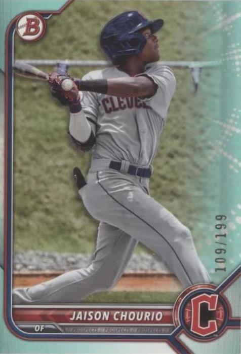 2022 Bowman Draft - Jaison Chourio #BD-189 Aqua /199 (RC) for sale ...
