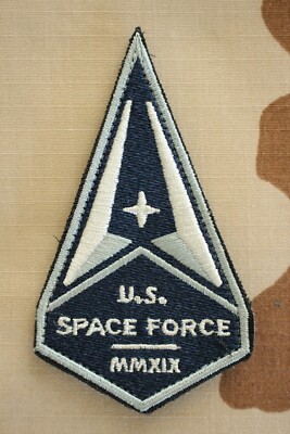 USAF US SPACE FORCE NEWEST ISSUE FULL COLOR UNIT HOOK BACK DUTY UNIFORM ...