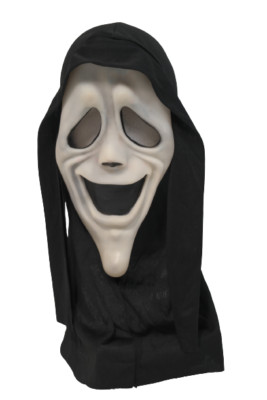 Ghost Face Spoof Mask Scary Movie "Smiley" Scream Easter Unlimited ...