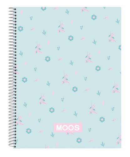 MOOS - Notebook 120 Sheets, Hardcover, Ideal for Children of Different ...