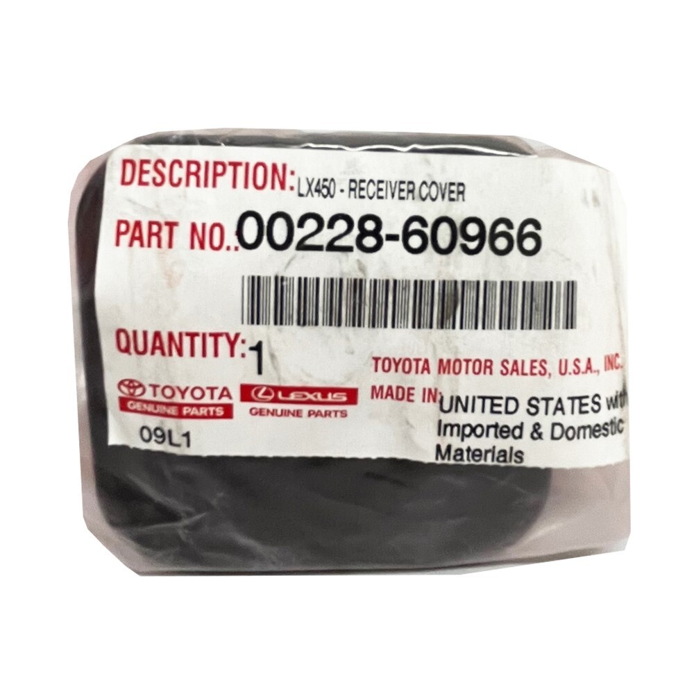 OEM Lexus 1998-2018 LX470 LX570 2" Rubber Cover Plug Tow Hitch 00228 ...