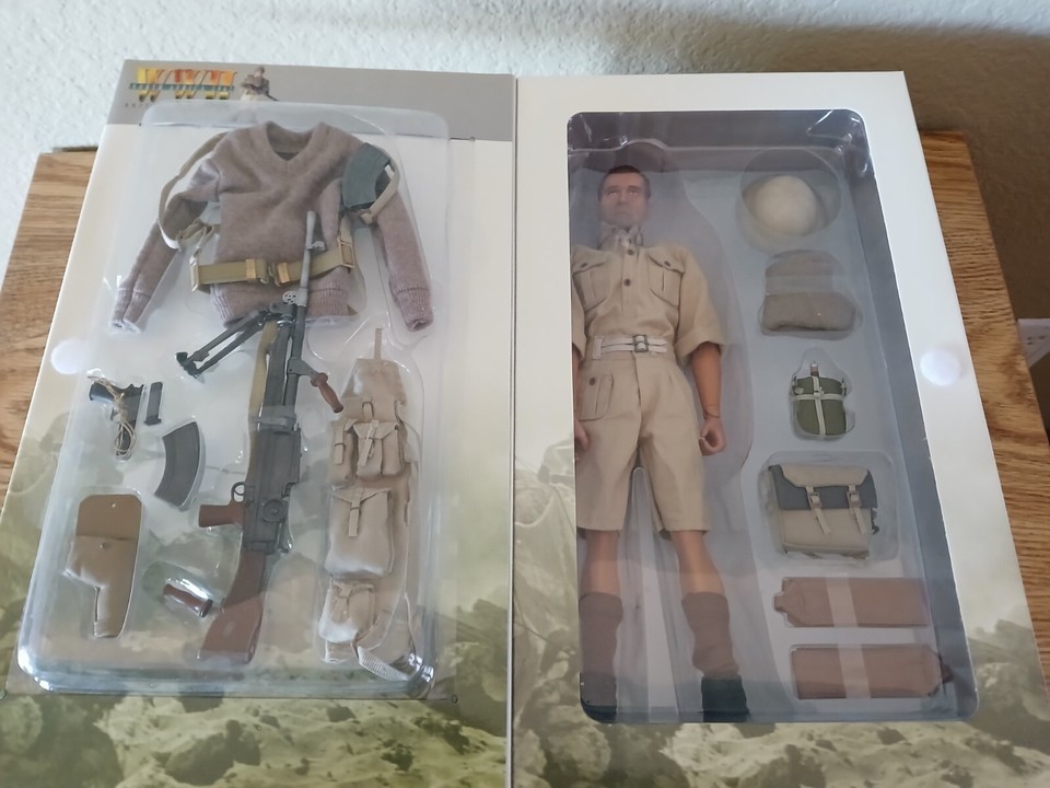 LNIB, Dragon - British 8th Army Bren Gunner Martin 1/6 Scale WWII ...