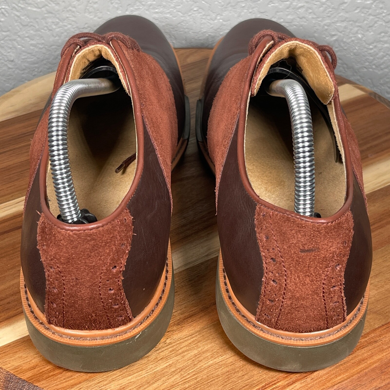 Cole Haan Grand OS Shoes Men 8.5 Brown Derby Great Jones Leather Suede ...