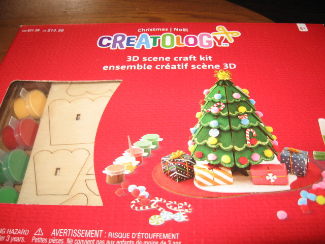 Christmas Tree 3D Scene Craft Kit - Creatology - Ages 8+ - Instructions Included | eBay