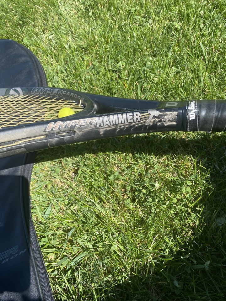 WILSON HYPER CARBON HYPER HAMMER 2.0 SLEDGE HAMMER TENNIS RACQUET ...