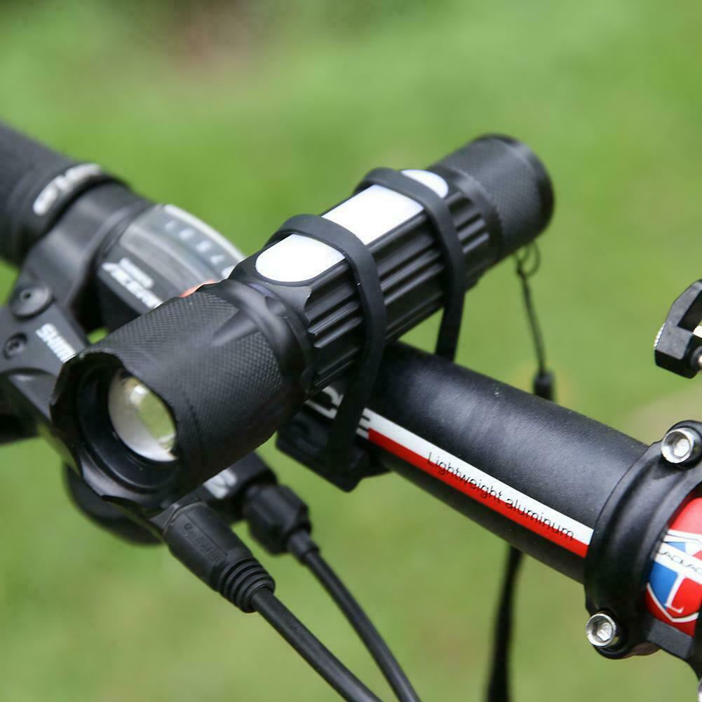 Silicone Bike Light Strap. Bicycle, Band, Holder For Torch, Gps Phone ...