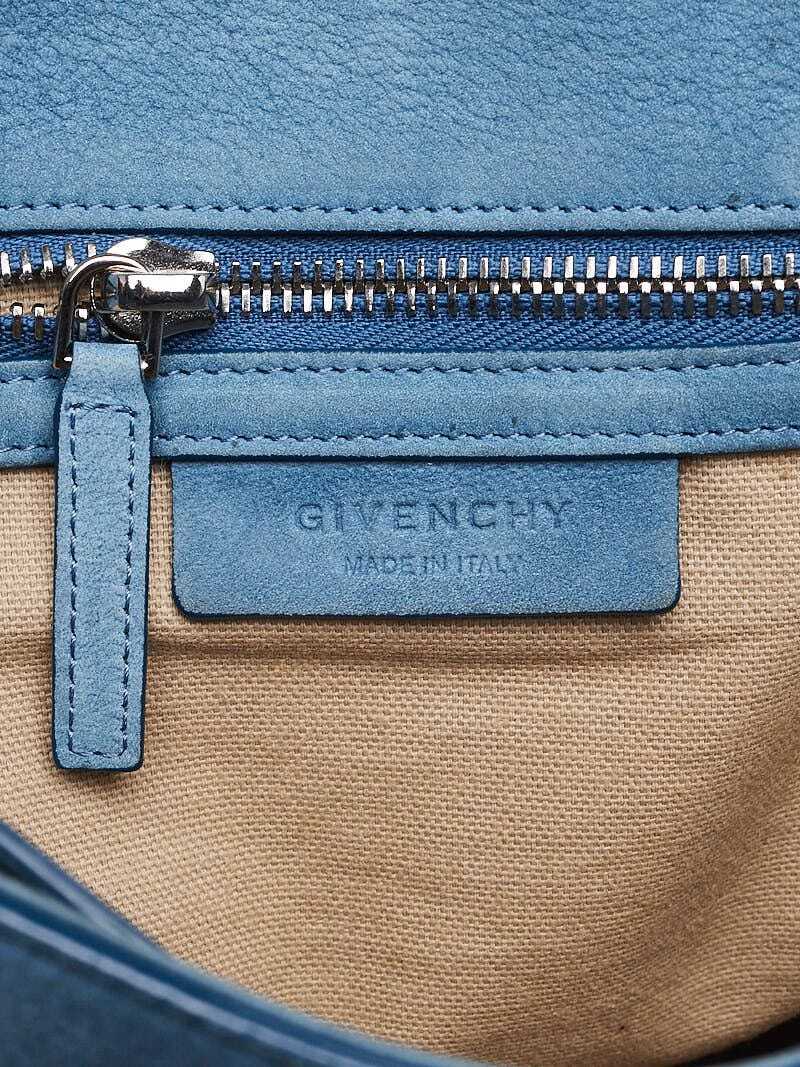 Givenchy Light Blue Nubuck Leather Pandora Pure Medium Bag | eBay