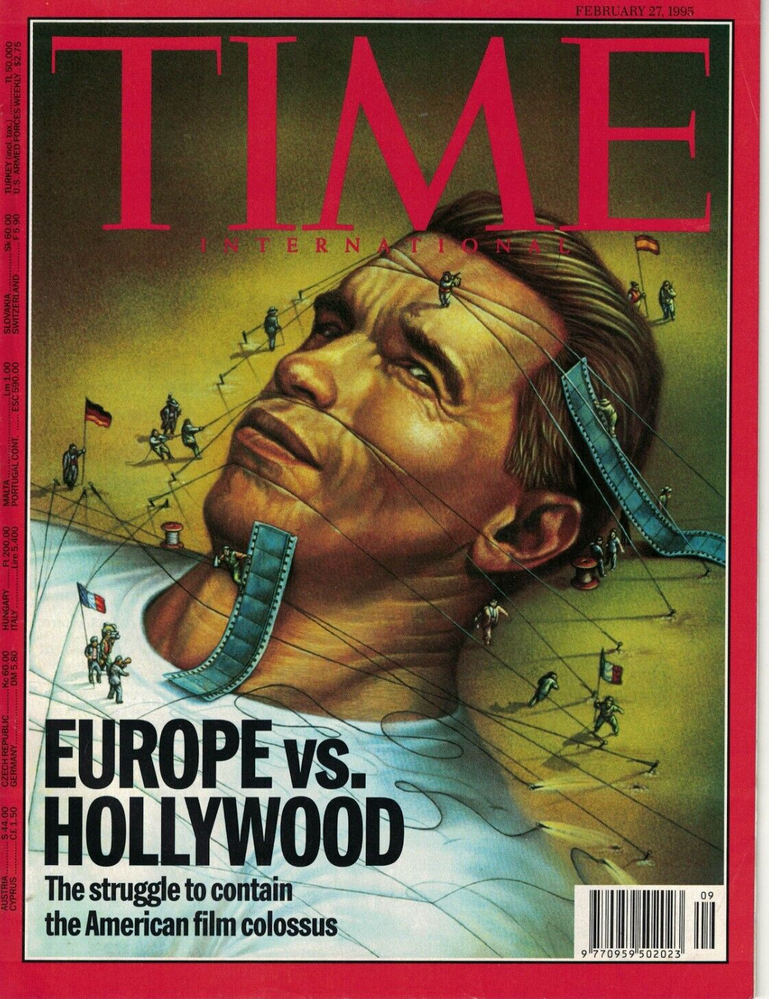 TIME Magazine February 27, 1995 Europe Vs. Hollywood American Film ...
