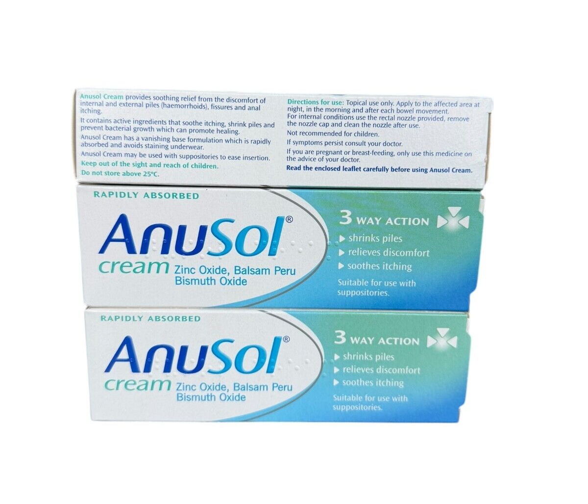 Anusol Hemorrhoids (Piles) Treatment Cream - 23G [LOT OF 3] | eBay