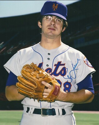 AUTOGRAPHED 8x10 SKIP LOCKWOOD New york Mets photo W/COA | eBay