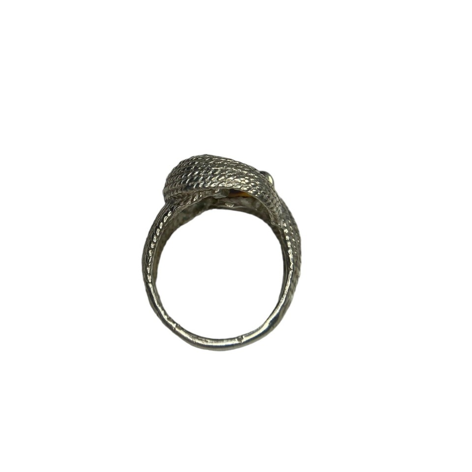 Vintage Sterling Silver Colorful Circle Round Gemstone Ring Size 5.75 ...
