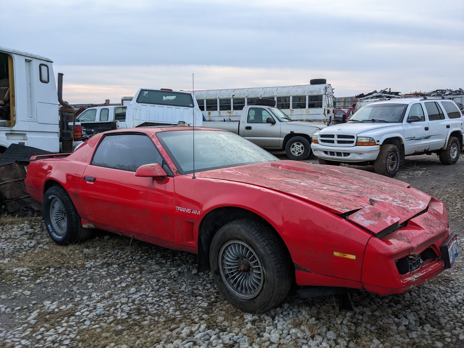 1982 - 1992 Pontiac Firebird Trans Am Hood Red w/ Dome / Hood Scoop | eBay