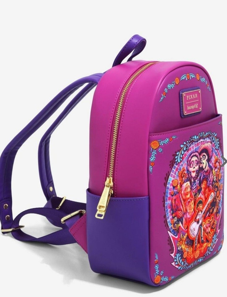 Loungefly Disney Pixar Coco Family Mural Mini Backpack Exclusive New | eBay