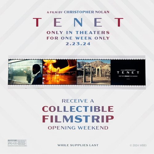 TENET IMAX 70mm Promotional Film Cell Strip - Christopher Nolan | eBay