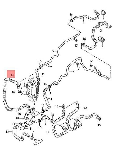 Genuine AUDI A6 Avant S6 quattro 4F2 4F5 Coolant Hose 4F0265351C | eBay