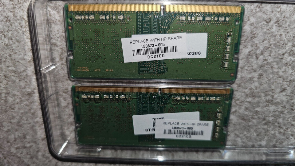 Genuine HP Samsung SODIMM RAM 8GB (2X4GB) 3200 mhz DDR4 - part number ...