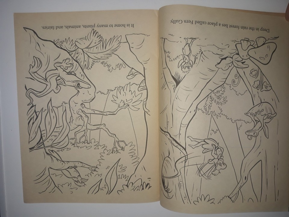 Ferngully Coloring Book 1991 Vintage Fern Gully Last Rainforest NEW ...