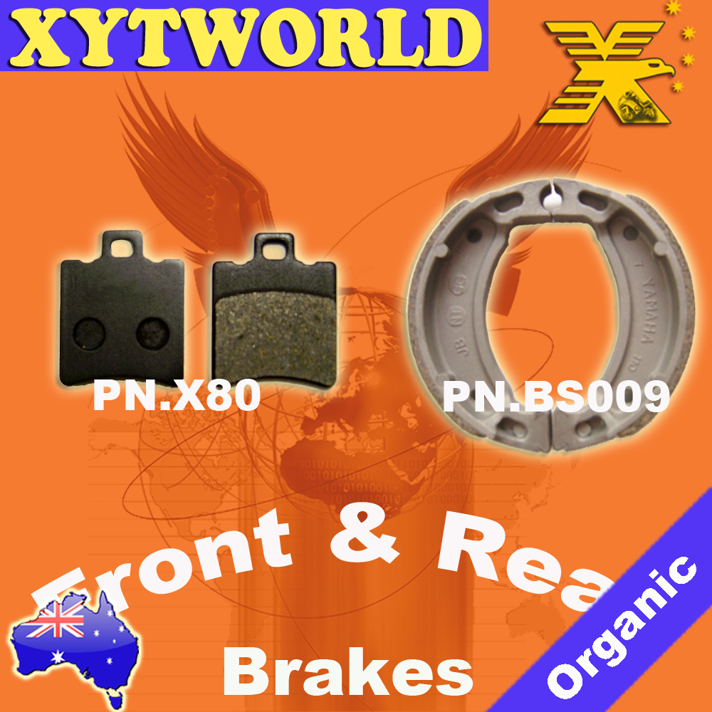 FRONT REAR Brake Pads Shoes for YAMAHA YE 50 Zest 1993 1994 1995 | eBay ...