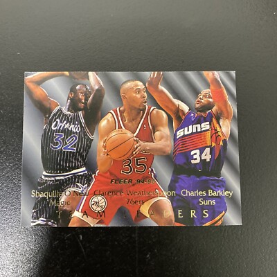 1994-95 Fleer Team Leaders Shaquille Shaq O'Neal/Charles Barkley/Spoon ...