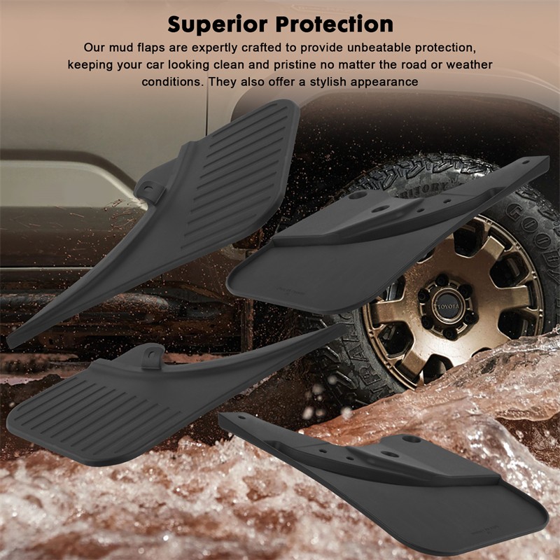 Mudguards For 2024 2025 Toyota Tacoma Mud Flaps Splash Guards Wheels ...
