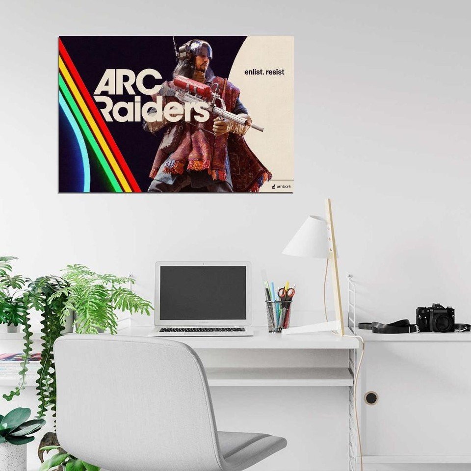 ARC Raiders Character Raider Concept Art Sci-Fi Video Game Wall Decor ...