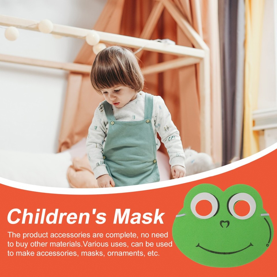 10 Pcs Kids Masquerade Mask Frog Tongue Cosplay Animal Masks for | eBay ...