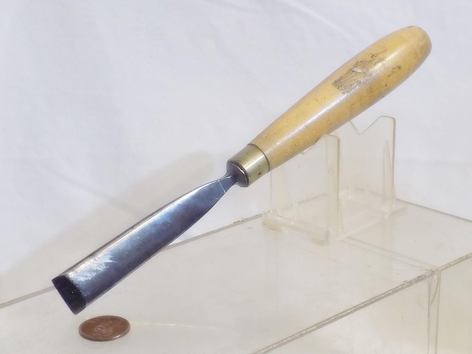 Herring Bros. London Wood Carving Chisel True #2 Sweep 5/8+" Cut 8.5 ...