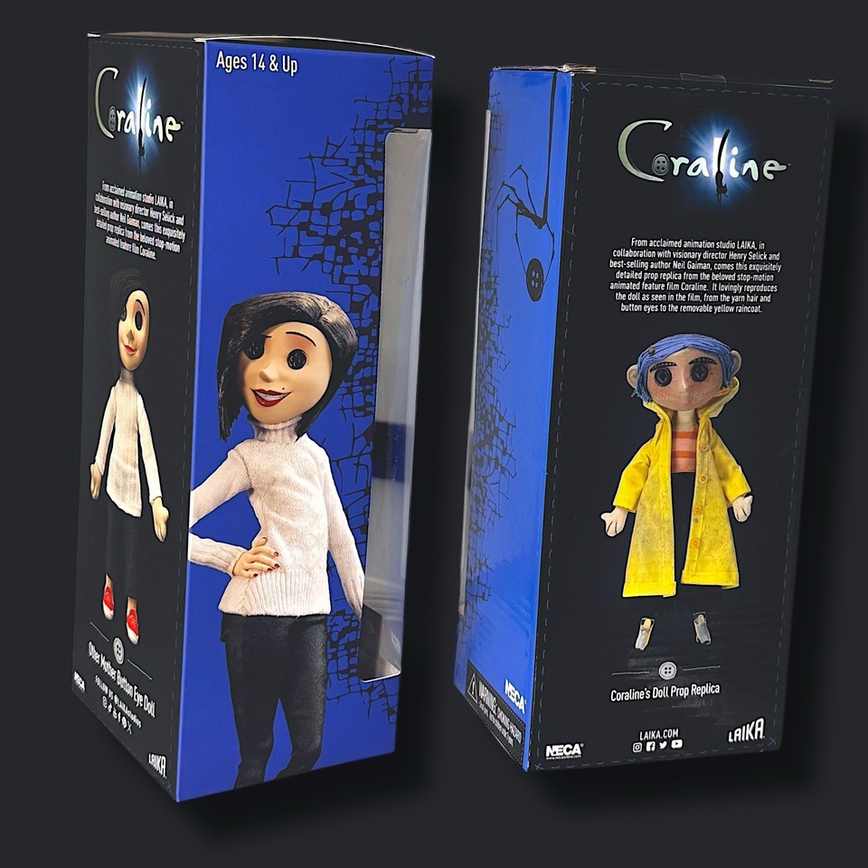 Other Mother, Other Father & Coraline’s Doll~ NECA Prop Replica 3 NIB! Coraline | eBay
