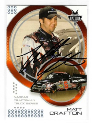 Matt Crafton Signed 2004 Press Pass Optima Card #41 NASCAR | eBay