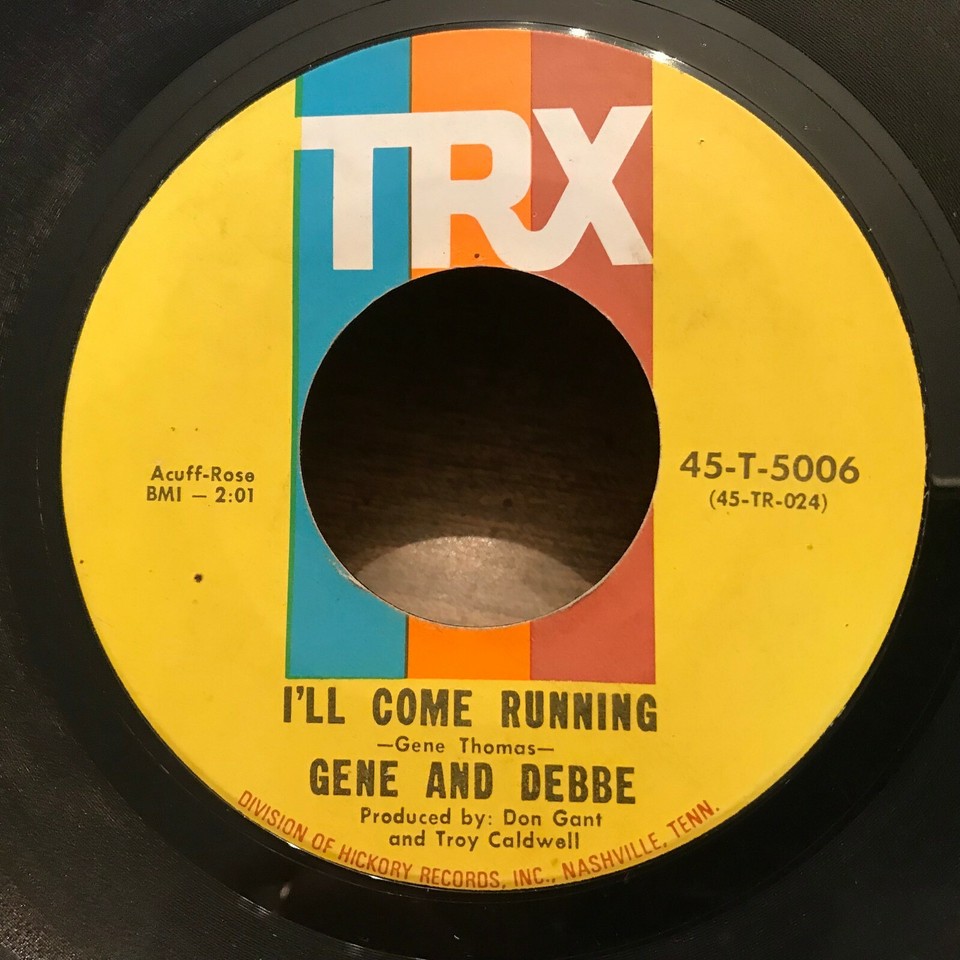 Gene And Debbe Playboy / I'll Come Running 45 VG+ Trx T 5006 | eBay