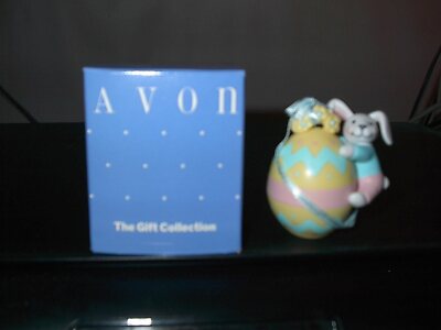 AVON EASTER BUSY BUNNY ORNAMENT BUNNY WITH EGG COLLECTIBLE | eBay