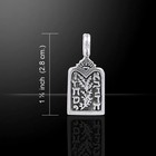 The Ten Commandments 925 Sterling Silver Pendant Fine Religious Faith ...