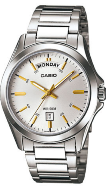 Casio Original Mtp-1370 5336 Men Analog Stainless Steel Watch WR 50m ...