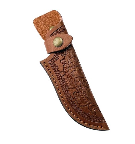 Leather Sheath For Straight Fixed Blade Knife Up To 4 inch Blade ...