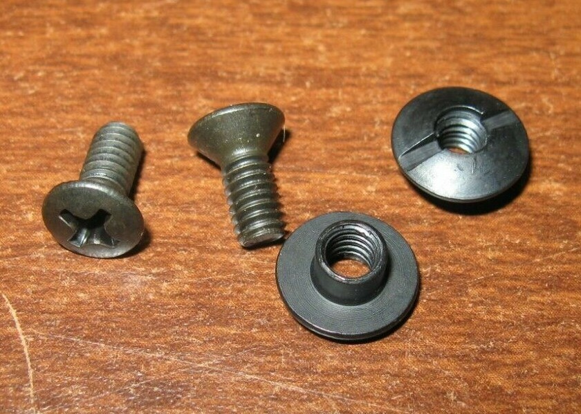 G-CODE holster paddle mount hardware 2 screws and T-nuts black platform ...