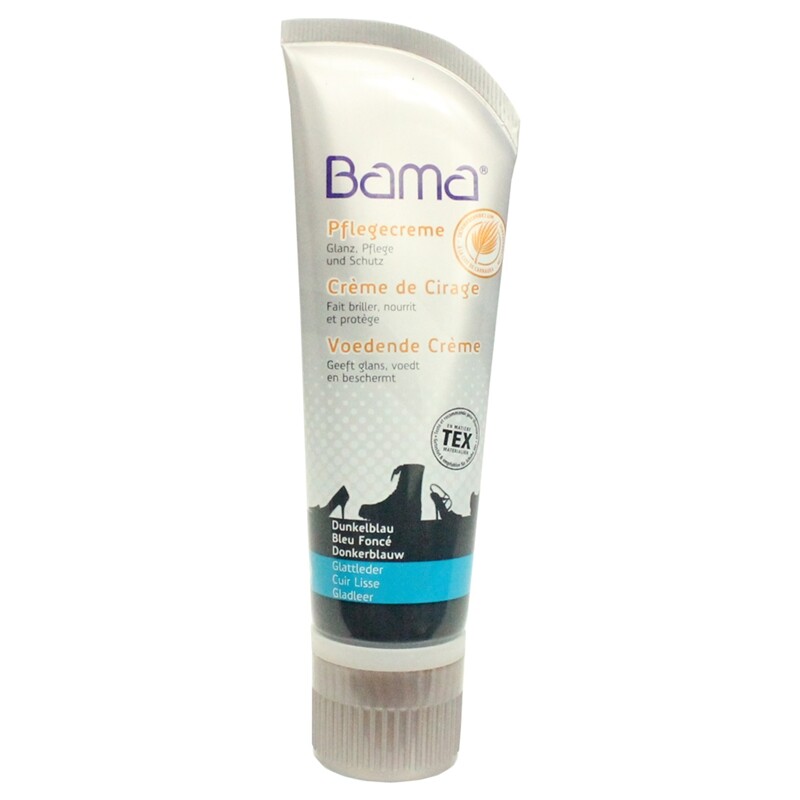 BAMA Shoe Cream with Carnauba Wax Tube With Applicator Sponge Tex ...