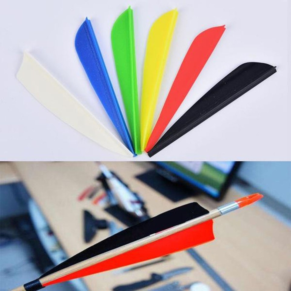 90 pcs Archery Vane Arrow Fletching Wing For Archery Hunting Bows DIY ...