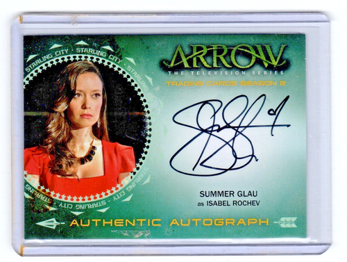 Arrow Season 2 Autograph Card SG1 Summer Glau as Isabel Rochev Auto ...