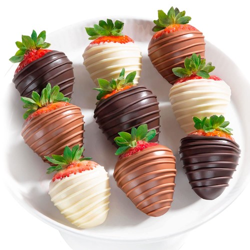 9 Berry Bites Chocolate Covered Strawberries by Love Berries Fun Size ...