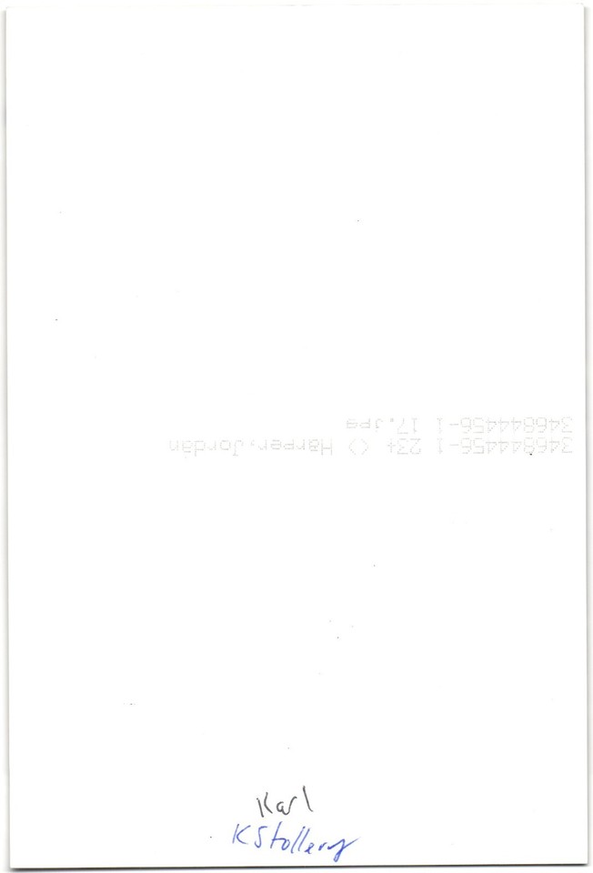 Karl Stollery Autographed 4x6 Color Photo New Jersey Devils #46 White A ...