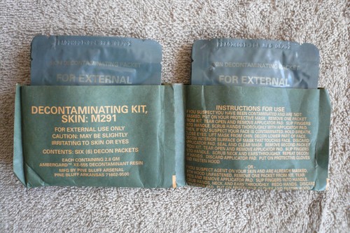 NEW - DECONAMINATION KIT, SKIN: M291 (CIRCA AUG 2002) | eBay