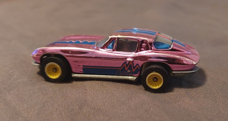 1979 Hot Wheels Real Riders 1963 Corvette Split Window Pink Chrome Cal ...