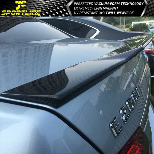 Fits 10-16 Mercedes Benz E-Class W212 Rear Trunk Spoiler Carbon Fiber ...