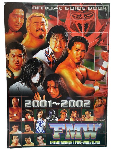 FMW 2001-2002 Official Program Kodo Fuyuki Mr.Gannosuke Masato Tanaka Wrestling | eBay
