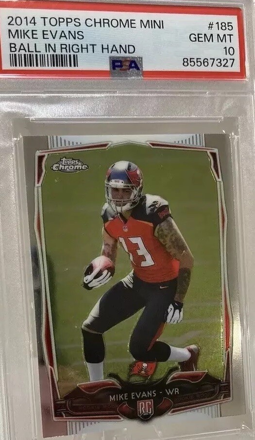 2014 Topps Chrome Mini Mike Evans #185 PSA 10 (Low Pop) | eBay