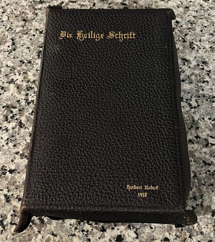 German Bible Dr. Martin Luther 1912 | eBay